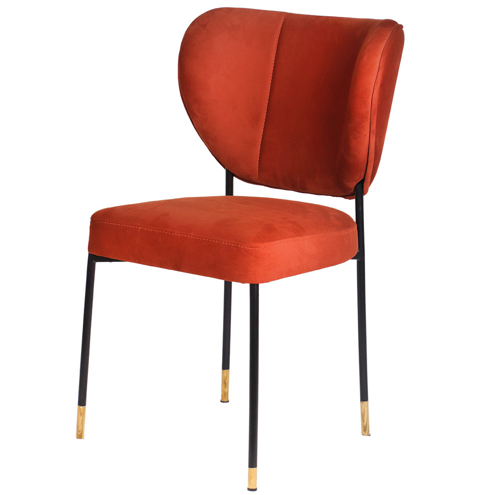 Luxury Petal Chair – Twin-Petal Back, Stainless Frame & Custom ...